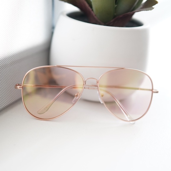Style Link Miami | Accessories | Pink Aviator Sunglasses | Poshmark